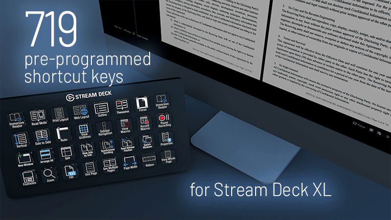 Microsoft Word Pro Stream Deck — sideshowfx