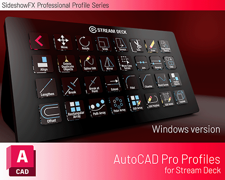 AutoCAD Pro Profiles Stream Deck Mac — sideshowfx