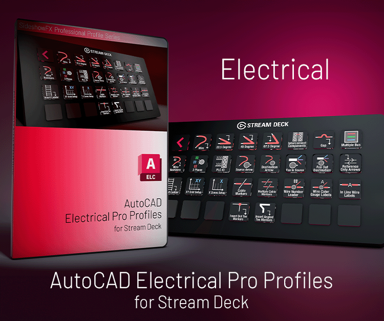 AutoCAD Pro Profiles Stream Deck Mac — sideshowfx
