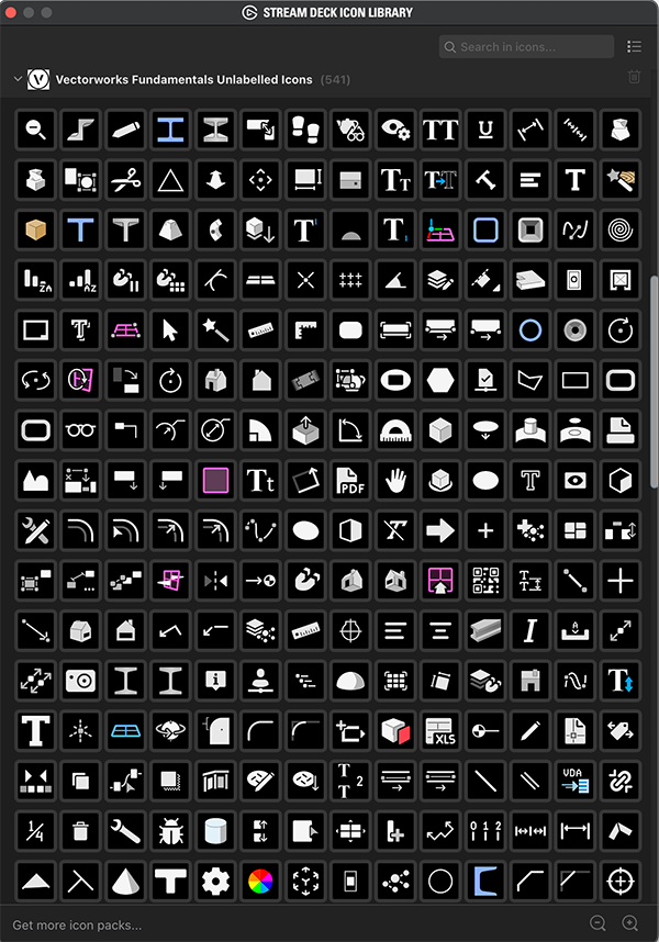 Vectorworks Fundamentals Pro Stream Deck — sideshowfx
