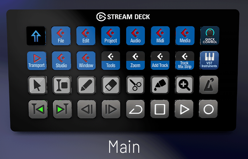 Cubase Pro Stream Deck — sideshowfx