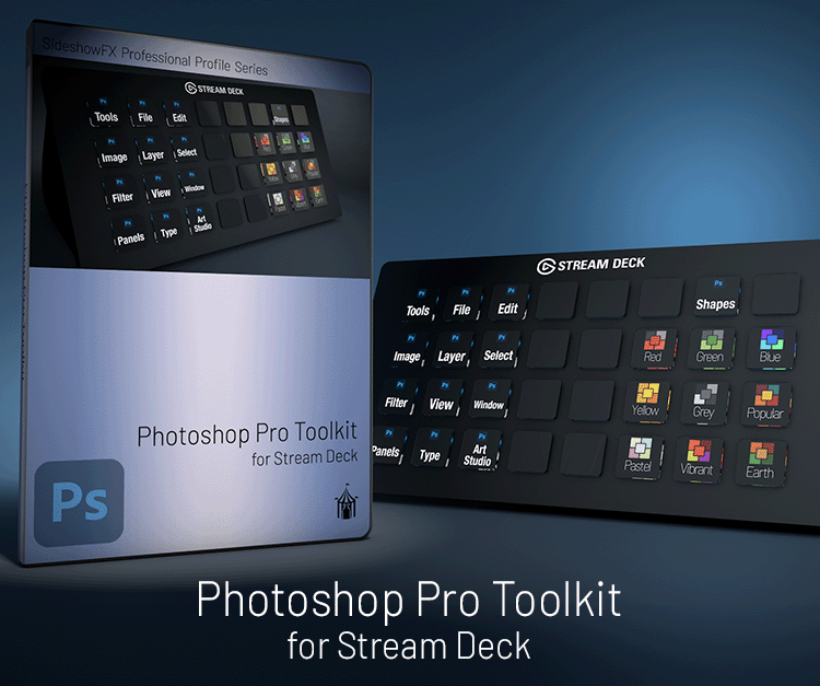 Photoshop Pro Toolkit Stream Deck — sideshowfx