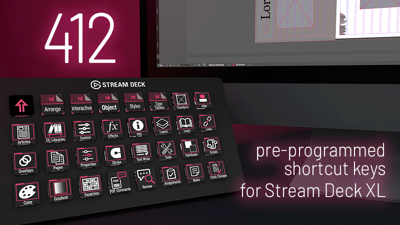 InDesign Pro Stream Deck — sideshowfx