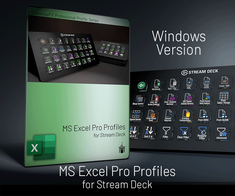 Excel Pro Stream Deck — sideshowfx