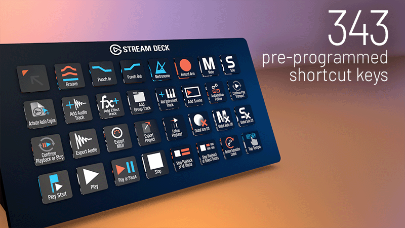 Bitwig Pro Stream Deck — sideshowfx