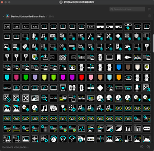 Davinci Resolve Shortcut Icons Complete Collection — sideshowfx