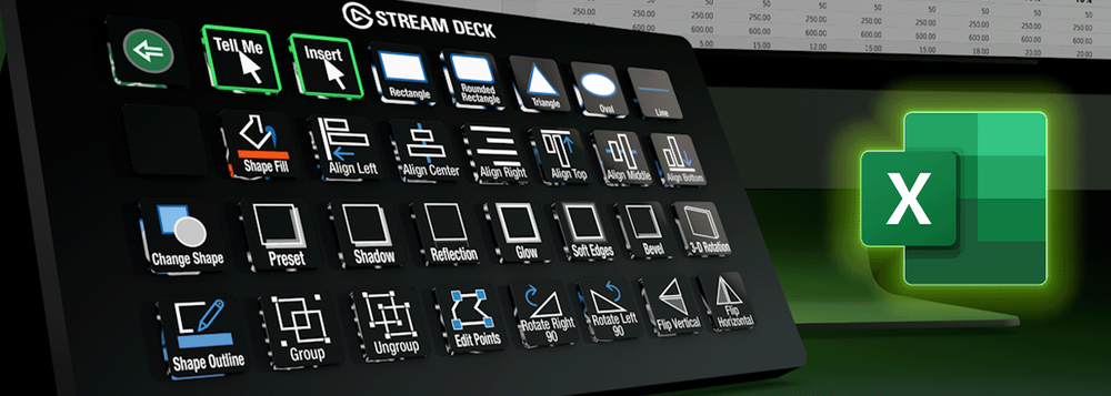 Excel Pro Stream Deck Mac — Sideshowfx