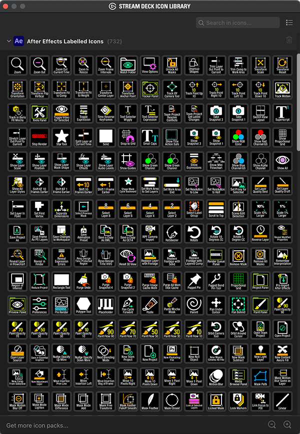 After Effects Shortcut Icons Complete Collection - Get Over 560 Icons ...