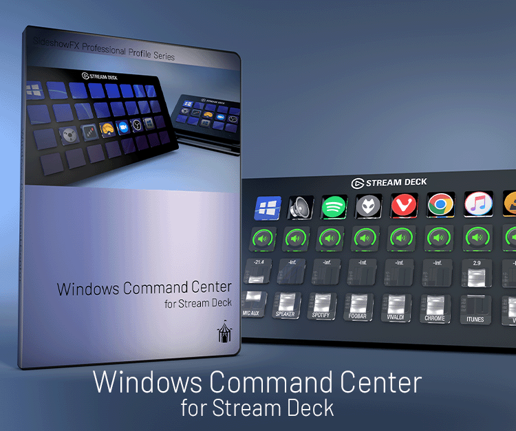 Windows Command Center Stream Deck — sideshowfx
