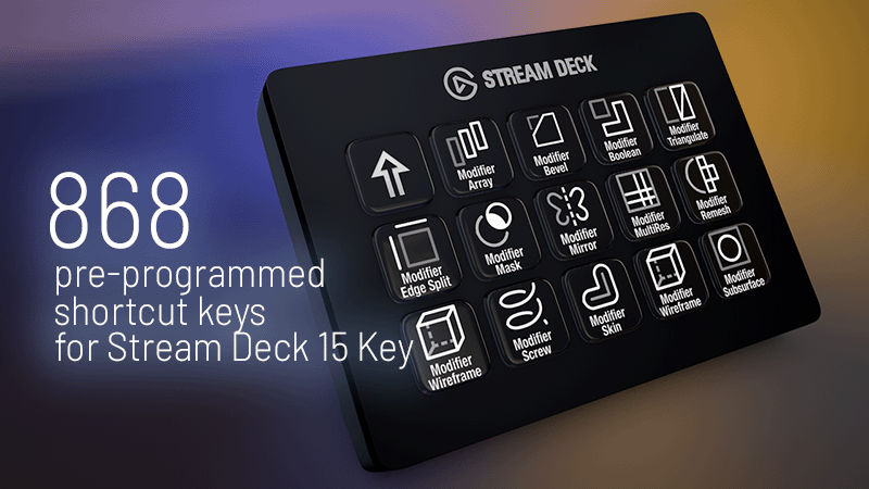 Stream Deck for Blender Pro Profiles - Boost Your Workflow — sideshowfx