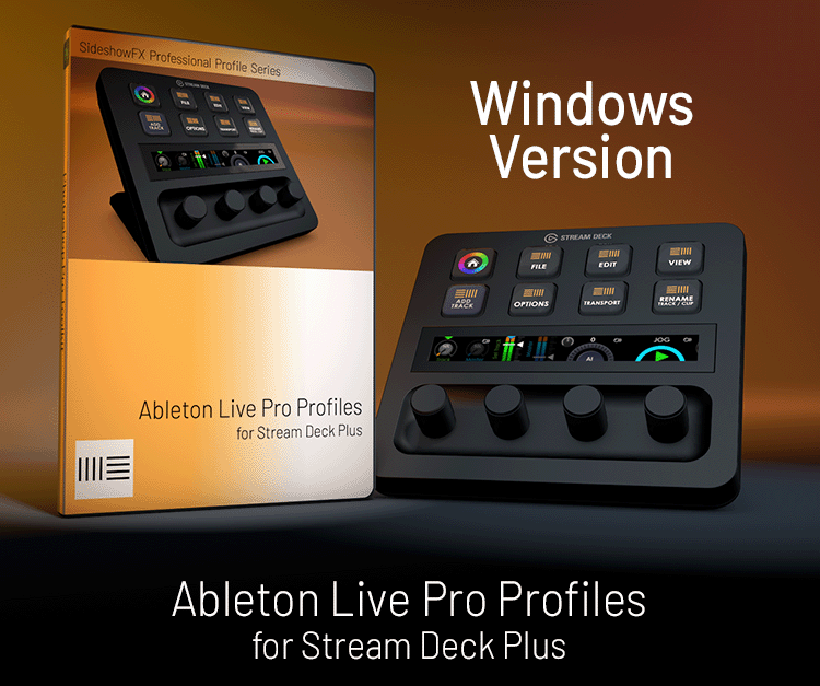Ableton Live Pro Stream Deck Plus — sideshowfx