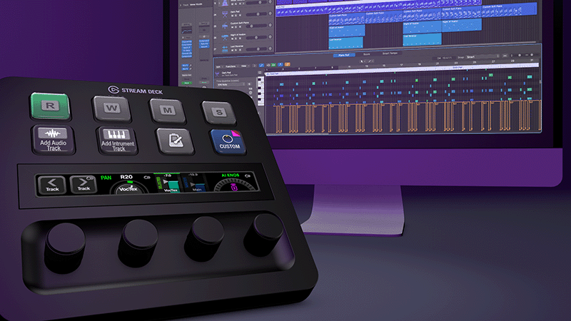 Logic Pro MC Stream Deck Plus — sideshowfx