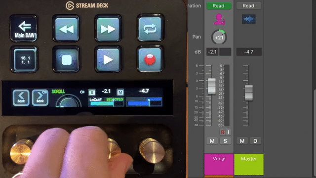 Logic Pro MC Stream Deck Plus — sideshowfx