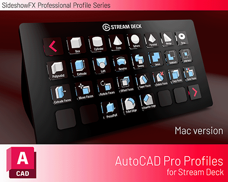 AutoCAD Pro Profiles Stream Deck Mac — sideshowfx