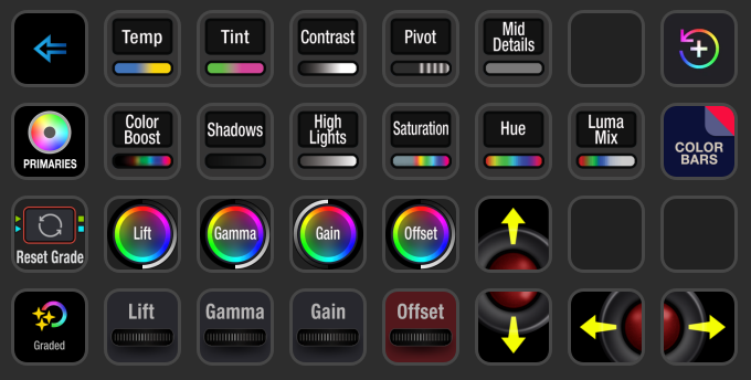 Davinci Resolve Color Panel Stream Deck XL — sideshowfx