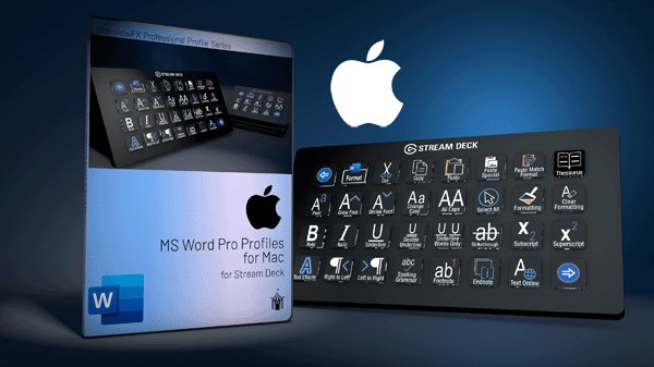Stream Deck Microsoft Word Custom Made Icons for Shortcut Keys — sideshowfx