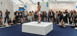 -Untitled (Go-go Dancing Platform) Speaks — Mahmoud Khaled