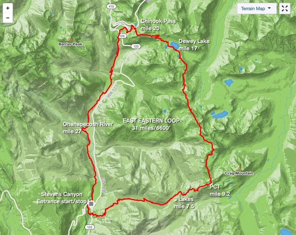 Loop Hikes — Willis Wall