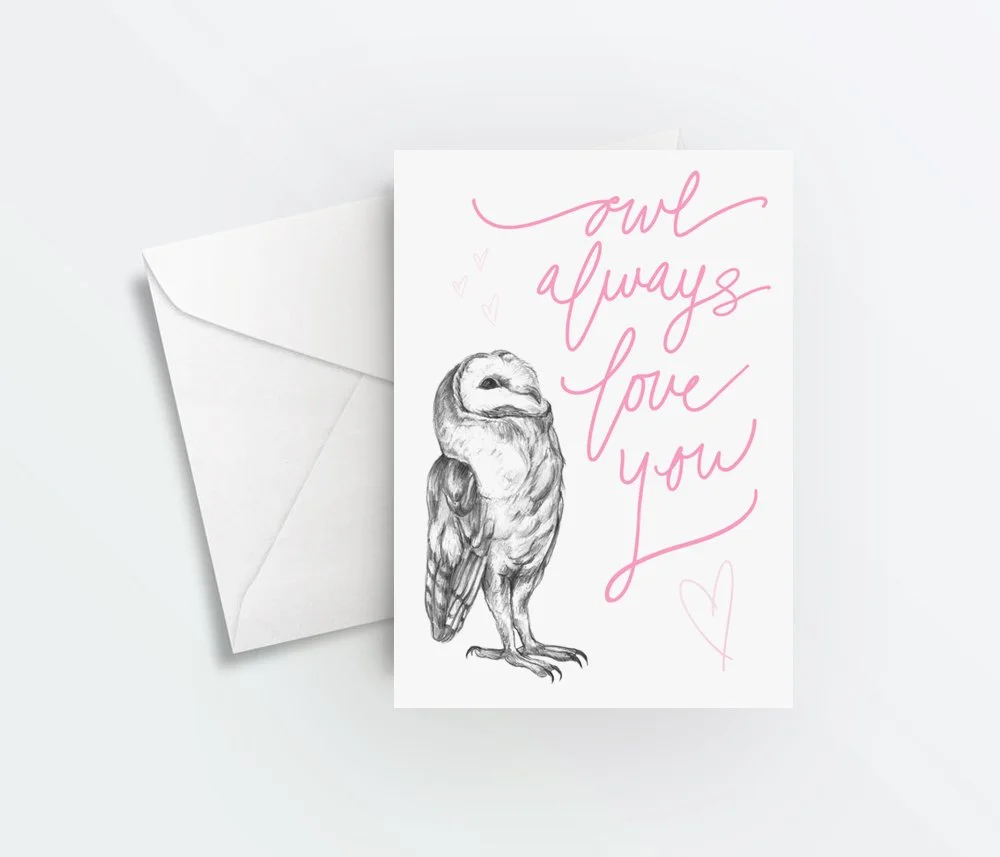 Owl Always Love You Drawing