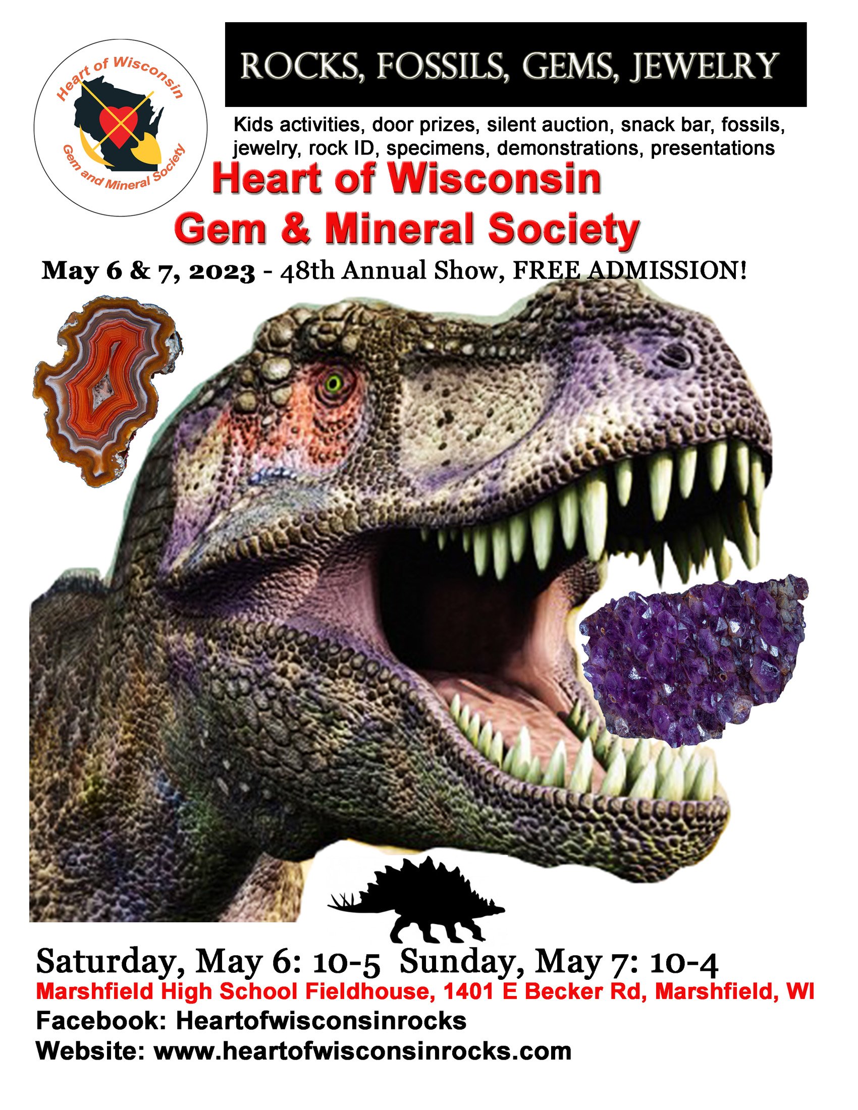 Show Information — Heart of Wisconsin Gem & Mineral Society