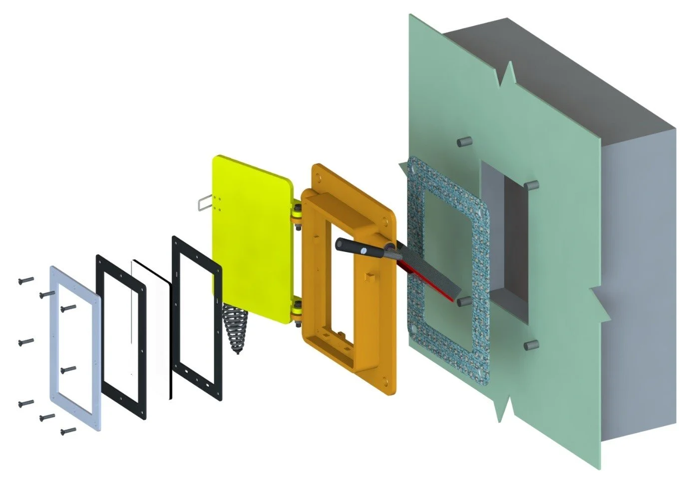 Peep Door View Port Sight Port Glass Peep Door Top Hinged Peep Door ...