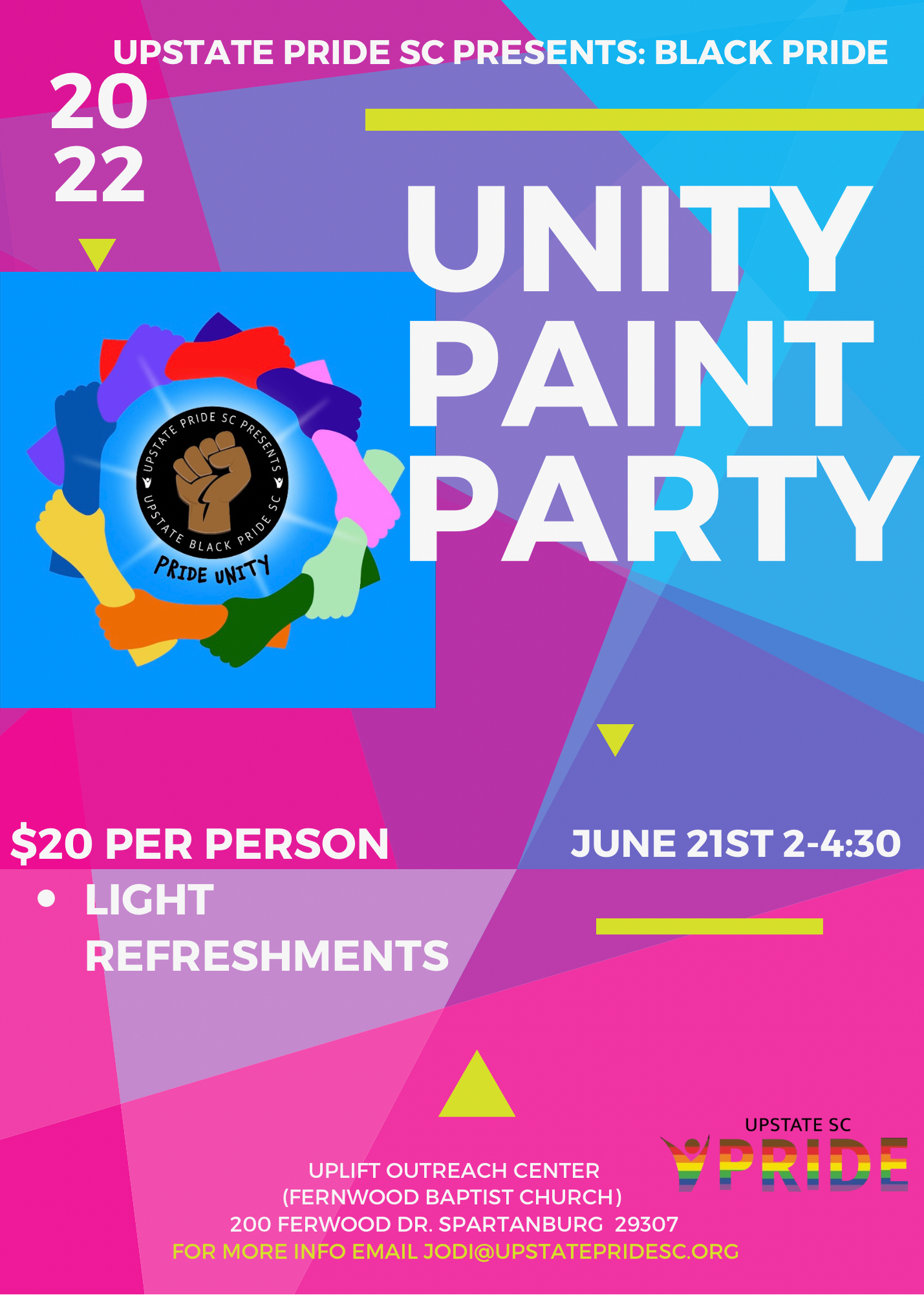 Unity Paint Party — Upstate Pride SC