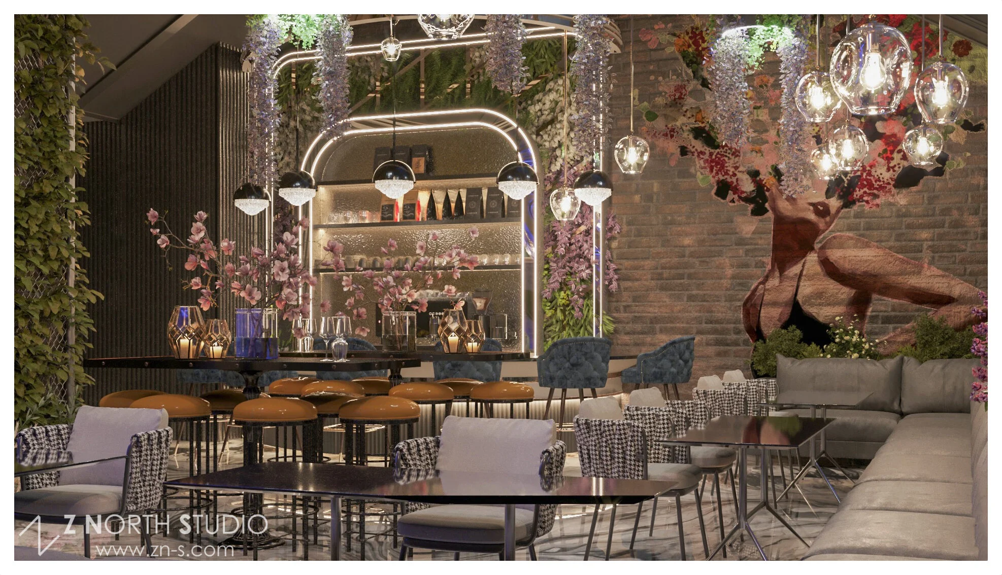 Vortex Lounge & Restaurant Design