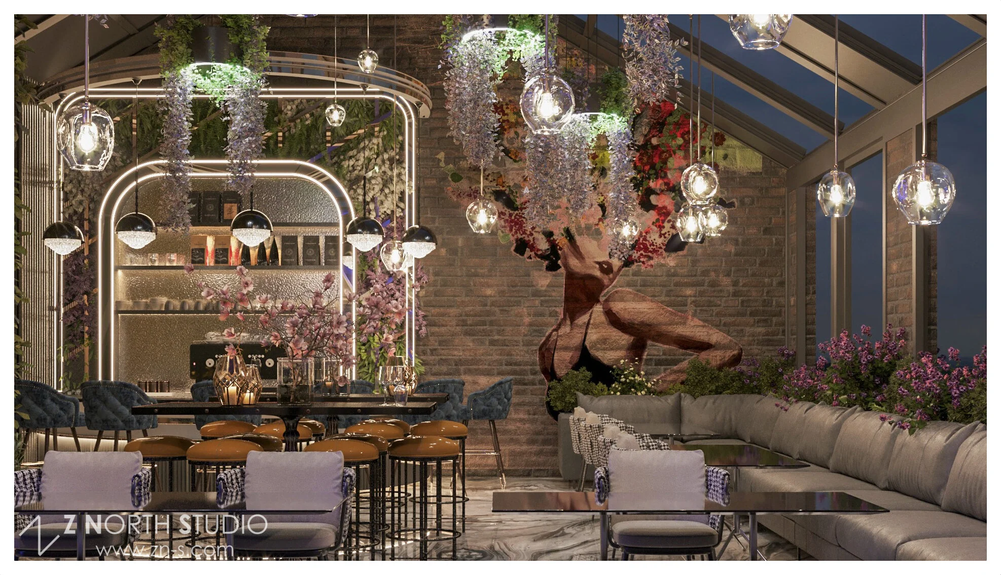 Vortex Lounge & Restaurant Design