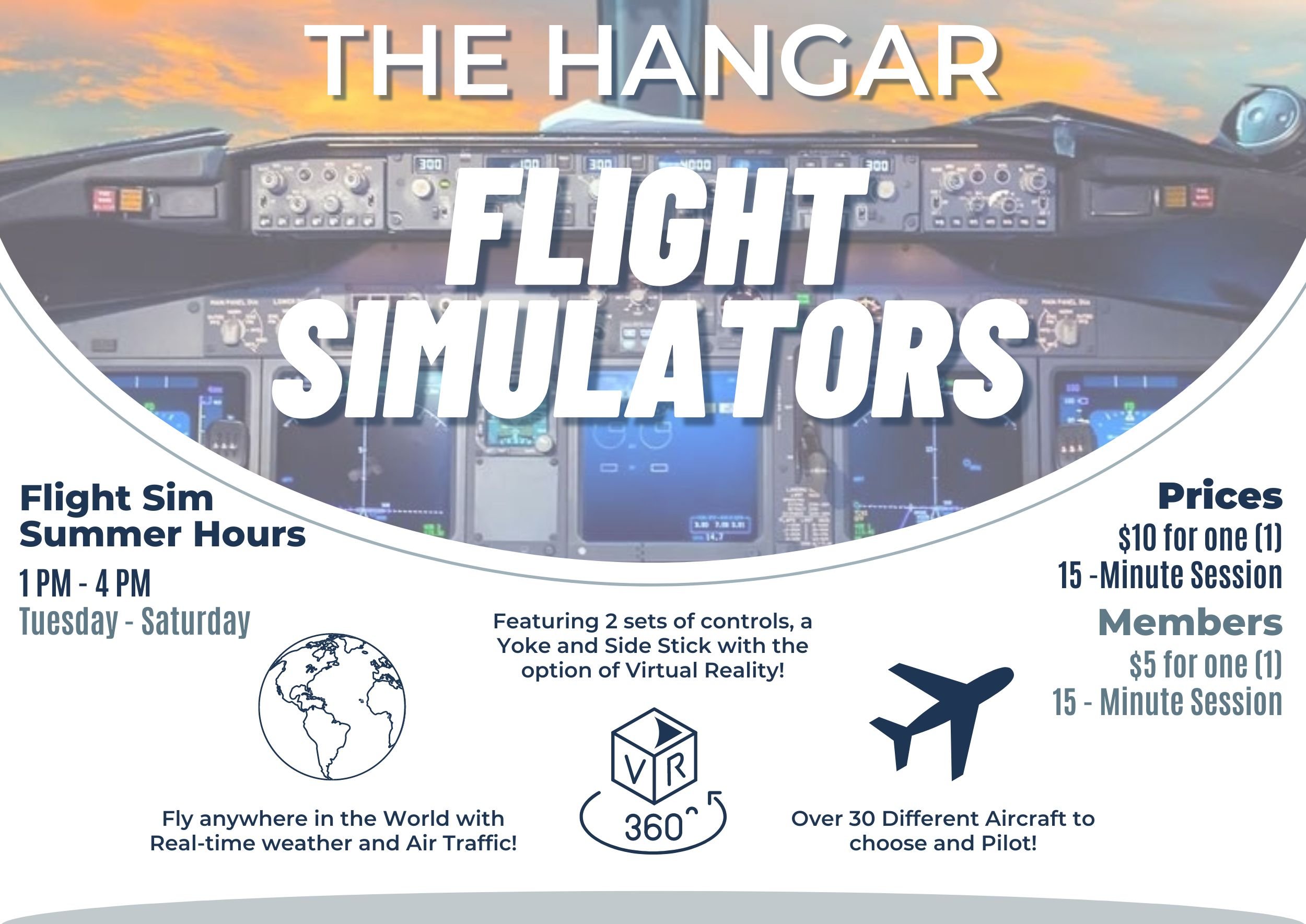 The Hangar - Flight Simulator Lab — Fargo Air Museum