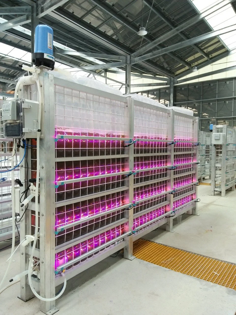 1350 L Flat Panel Reactor — PureBiomass Inc