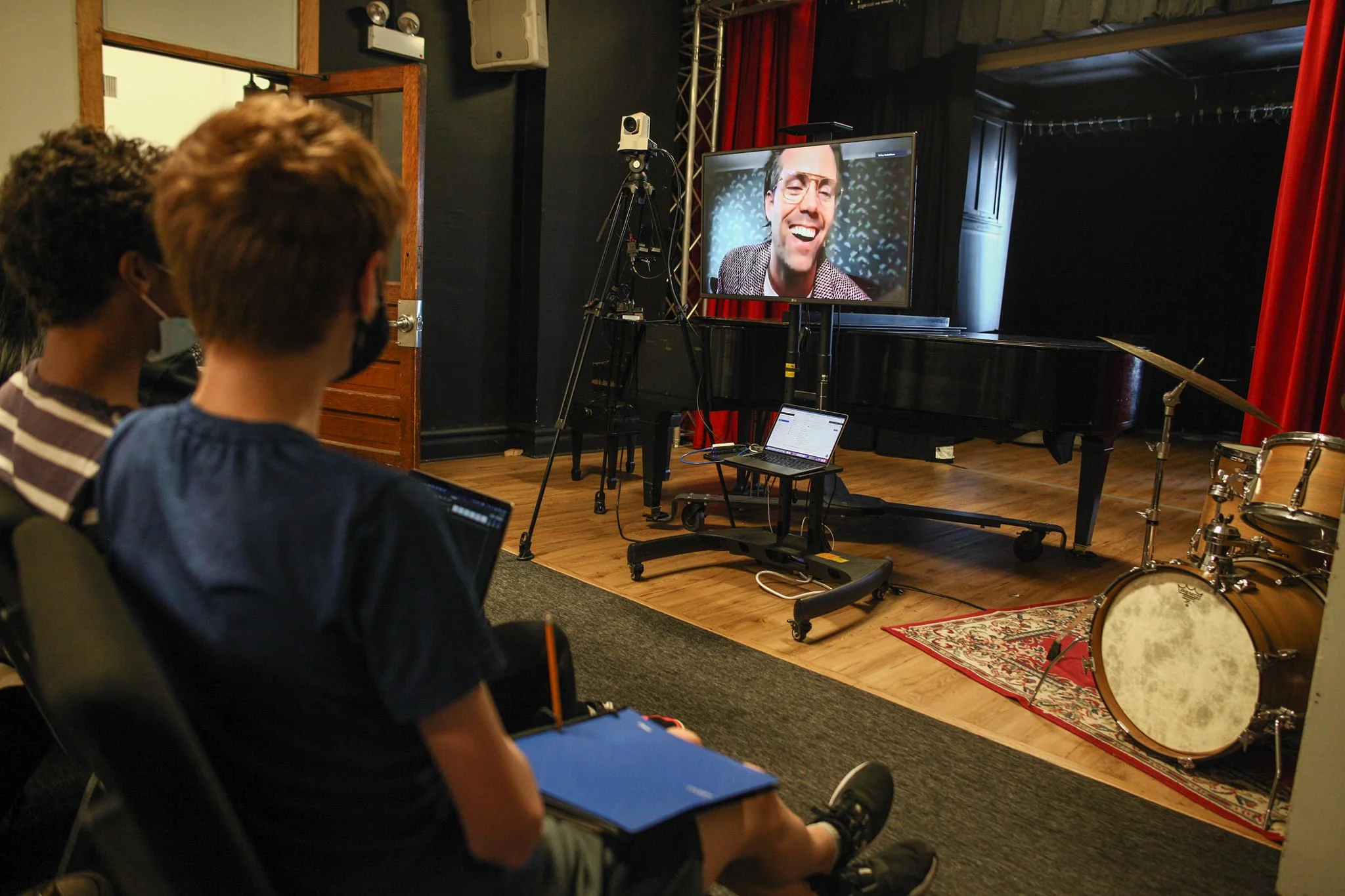 Justin Tranter Teaches Songwriting Class — The Chicago Academy for the Arts