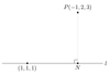 Point on line & Foot of perpendicular