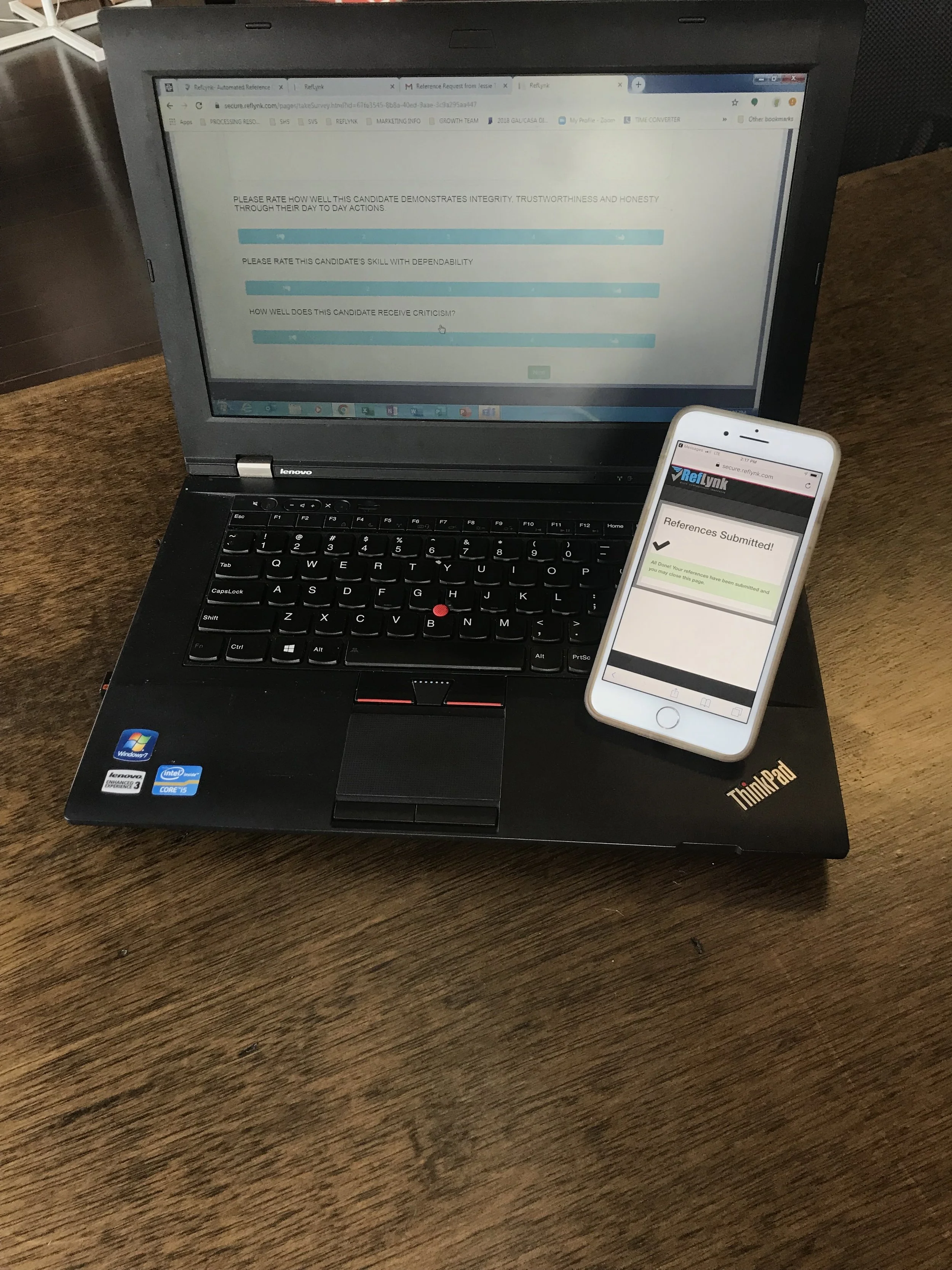 RefLynk- Automated Reference Checks- Text-Based Reference Checks