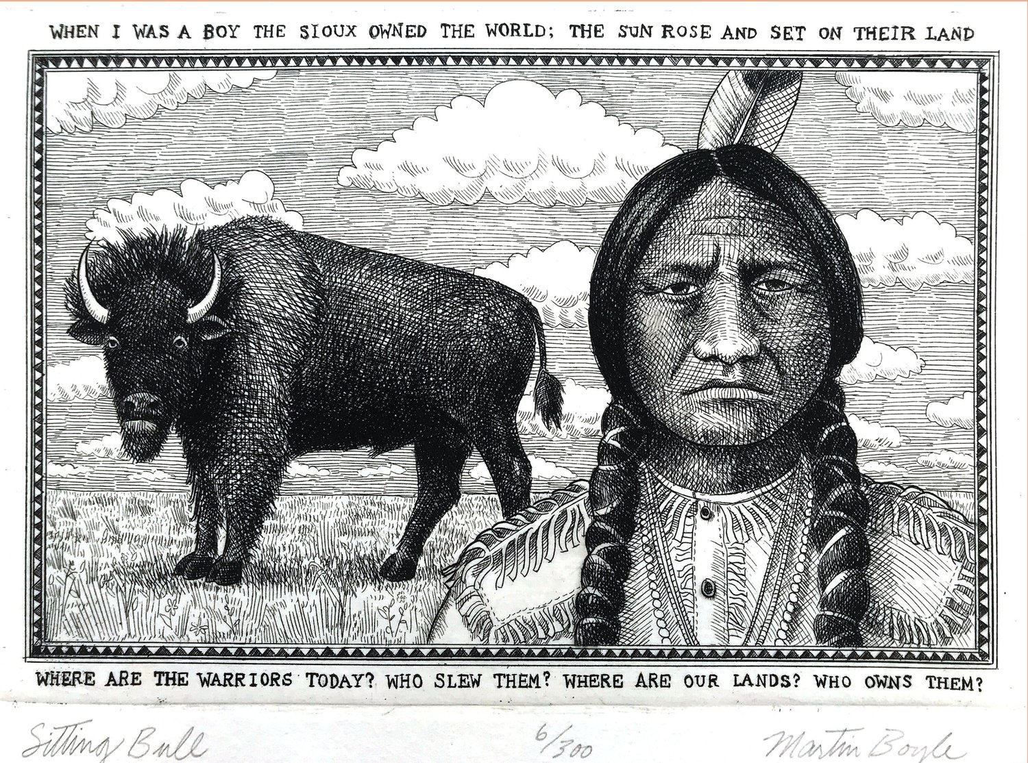 Sitting Bull Drawings