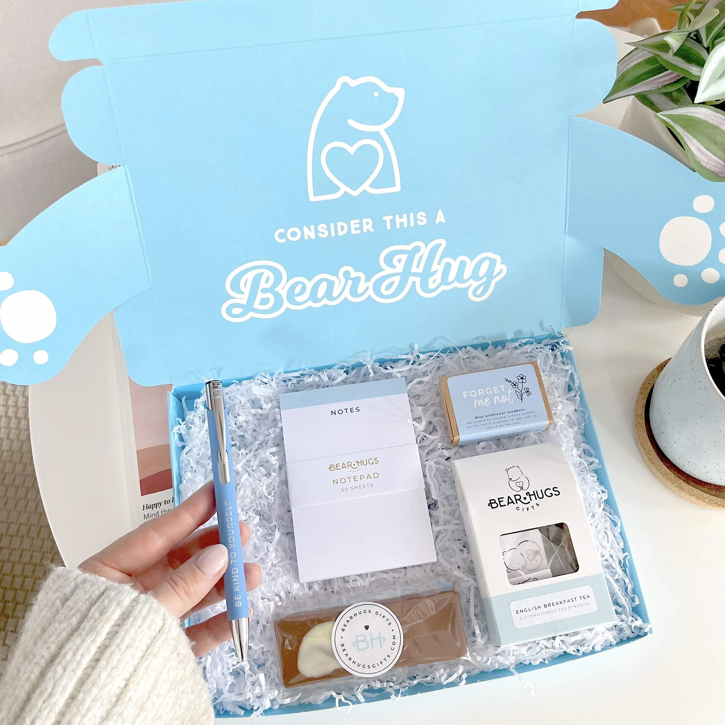BearHugs Gifts | Send a 'Hug in a Box' Thinking of You Gift by Post