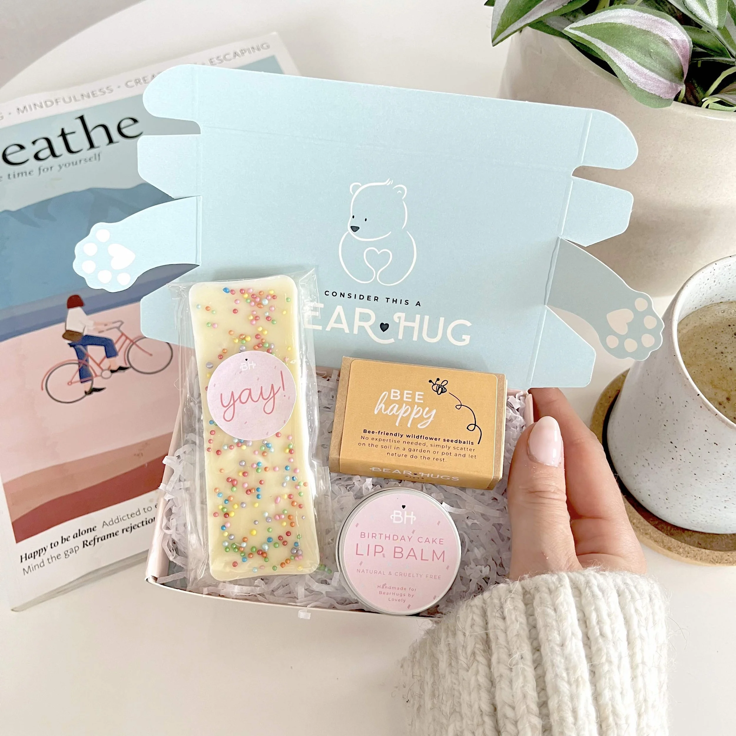 BearHugs Gifts | Send a 'Hug in a Box' Thinking of You Gift by Post