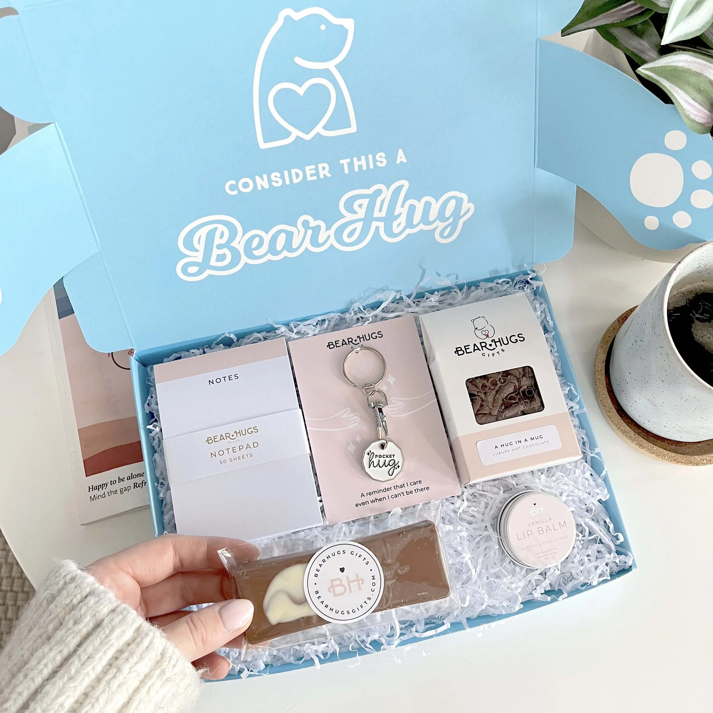 BearHugs Gifts | Send a 'Hug in a Box' Thinking of You Gift by Post