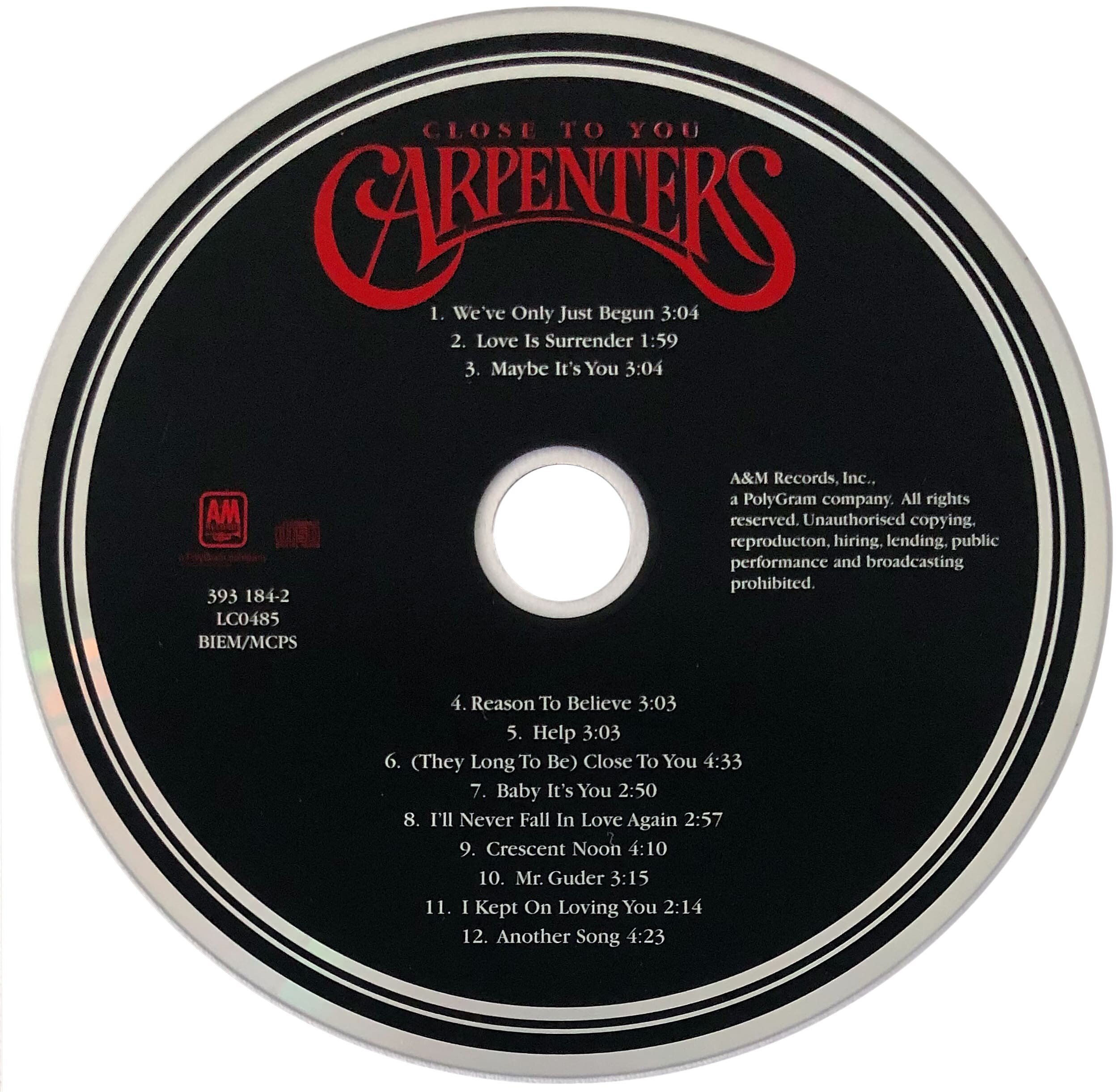 Karen Carpenter I Ll Never Fall In Love Again - Picture Of Carpenter