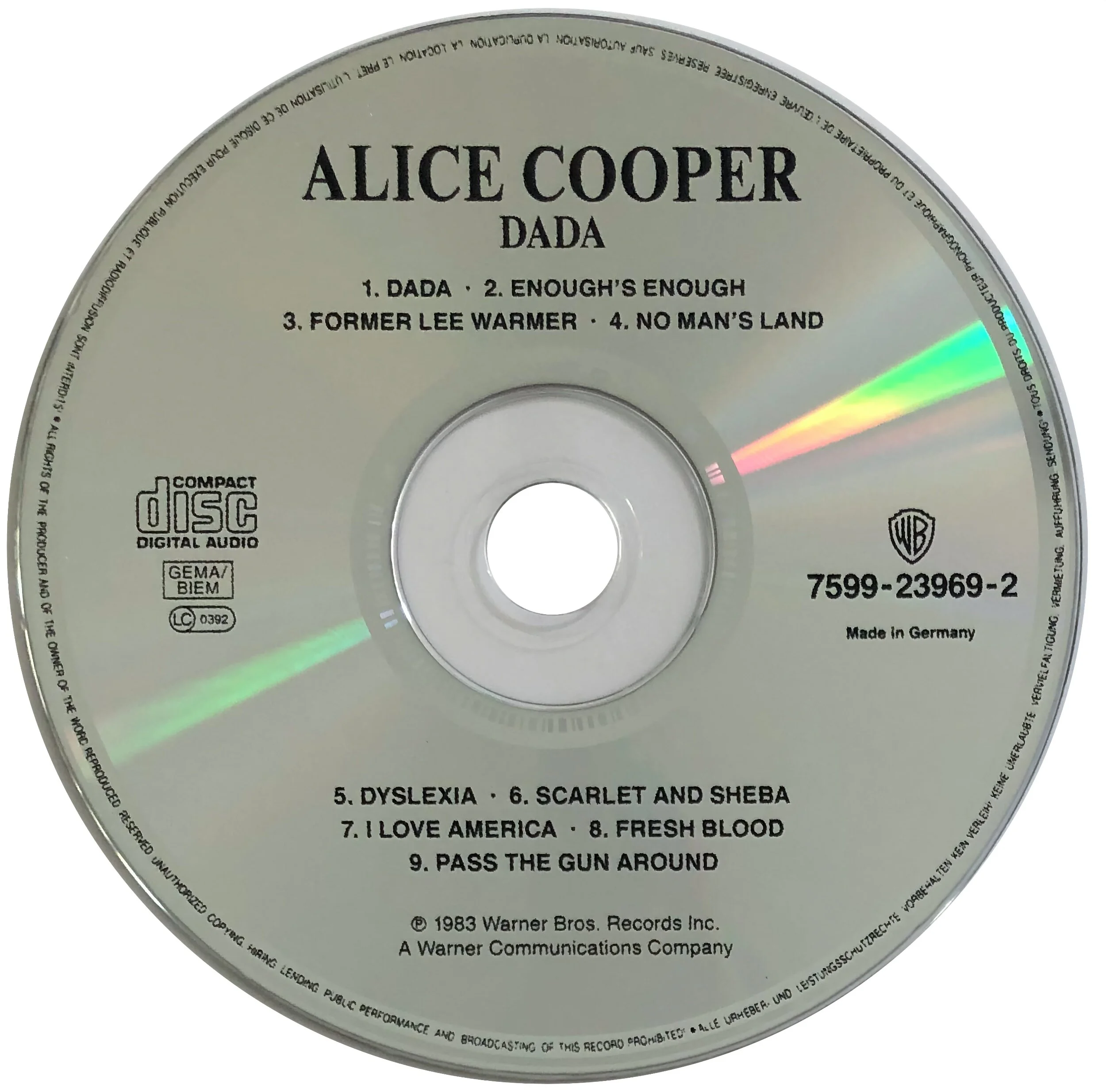 Alice Cooper – DaDa (Album Review On Vinyl, CD, & Apple Music ...