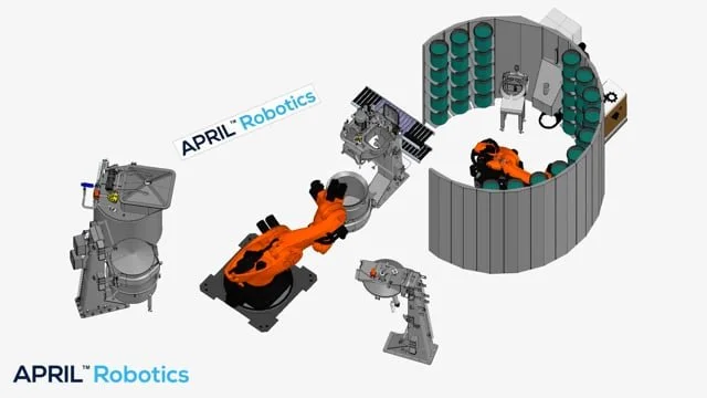 Fully automated batch processing with robots — Automation, processing ...