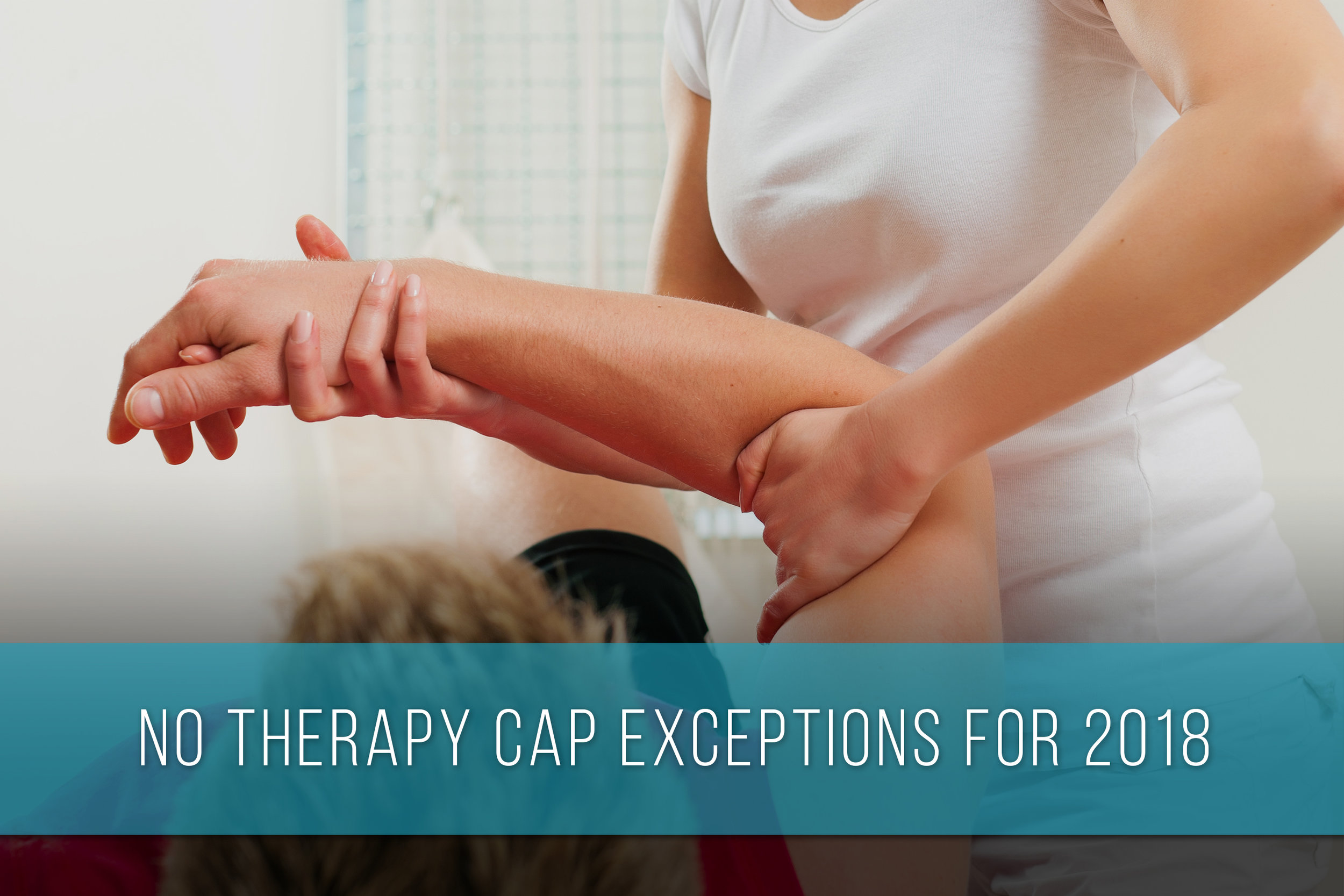 No Therapy Cap Exceptions for 2018 — Medco Consultants, Inc.