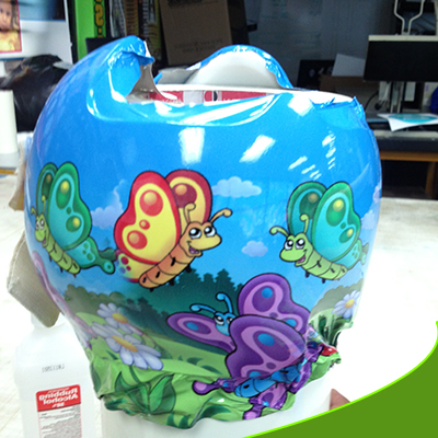 Doc Band Helmets Custom Graphics Wrap