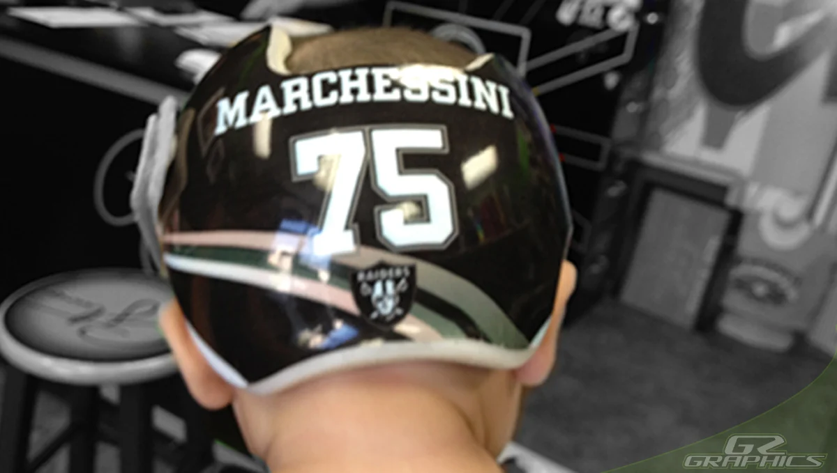 Doc Band Helmets Custom Graphics Wrap