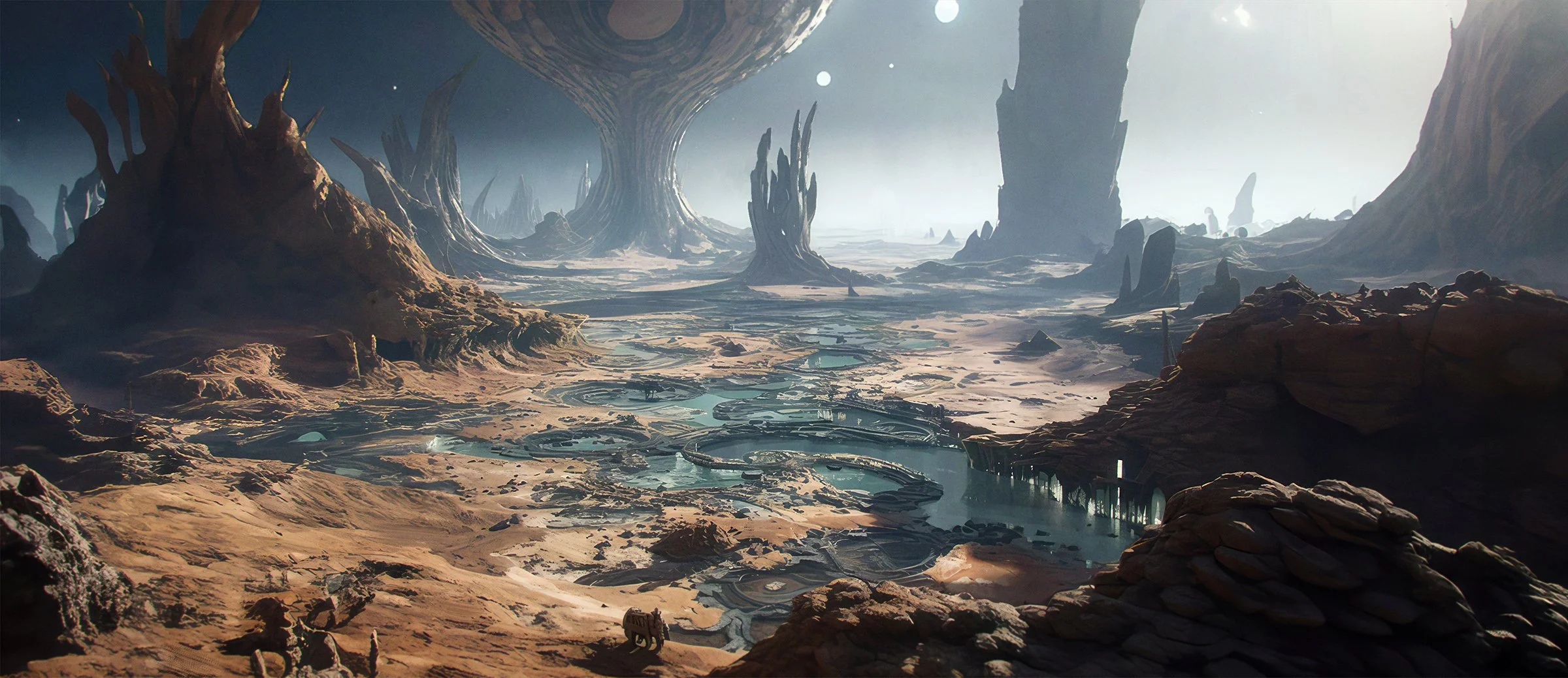 Randolph Watson Concept Art - Alien worlds