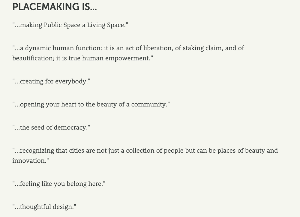 Is it a place? Thoughts on placemaking and our (built) environment ...