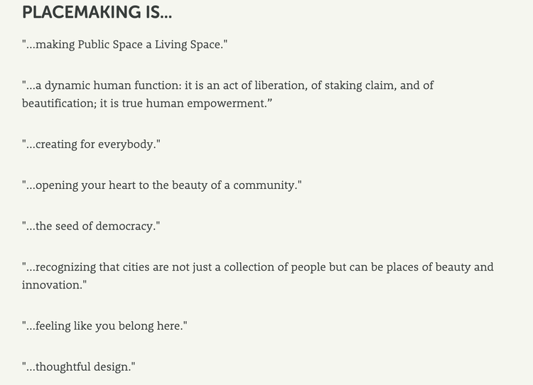 Is it a place? Thoughts on placemaking and our (built) environment ...