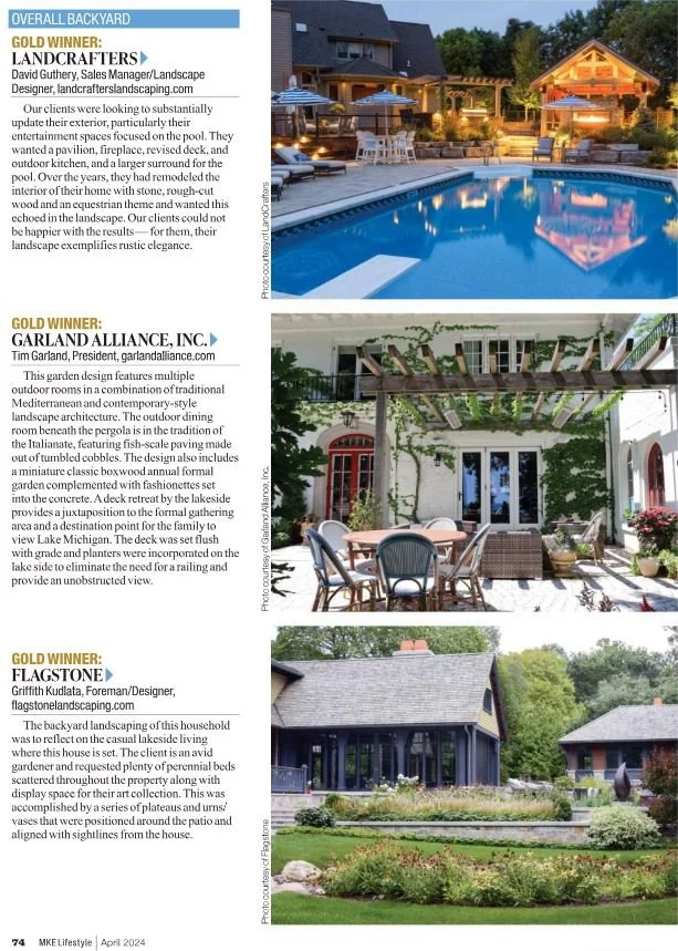 GAI Selected as Gold Winner in MKE Lifestyle Landscape Design Contest ...