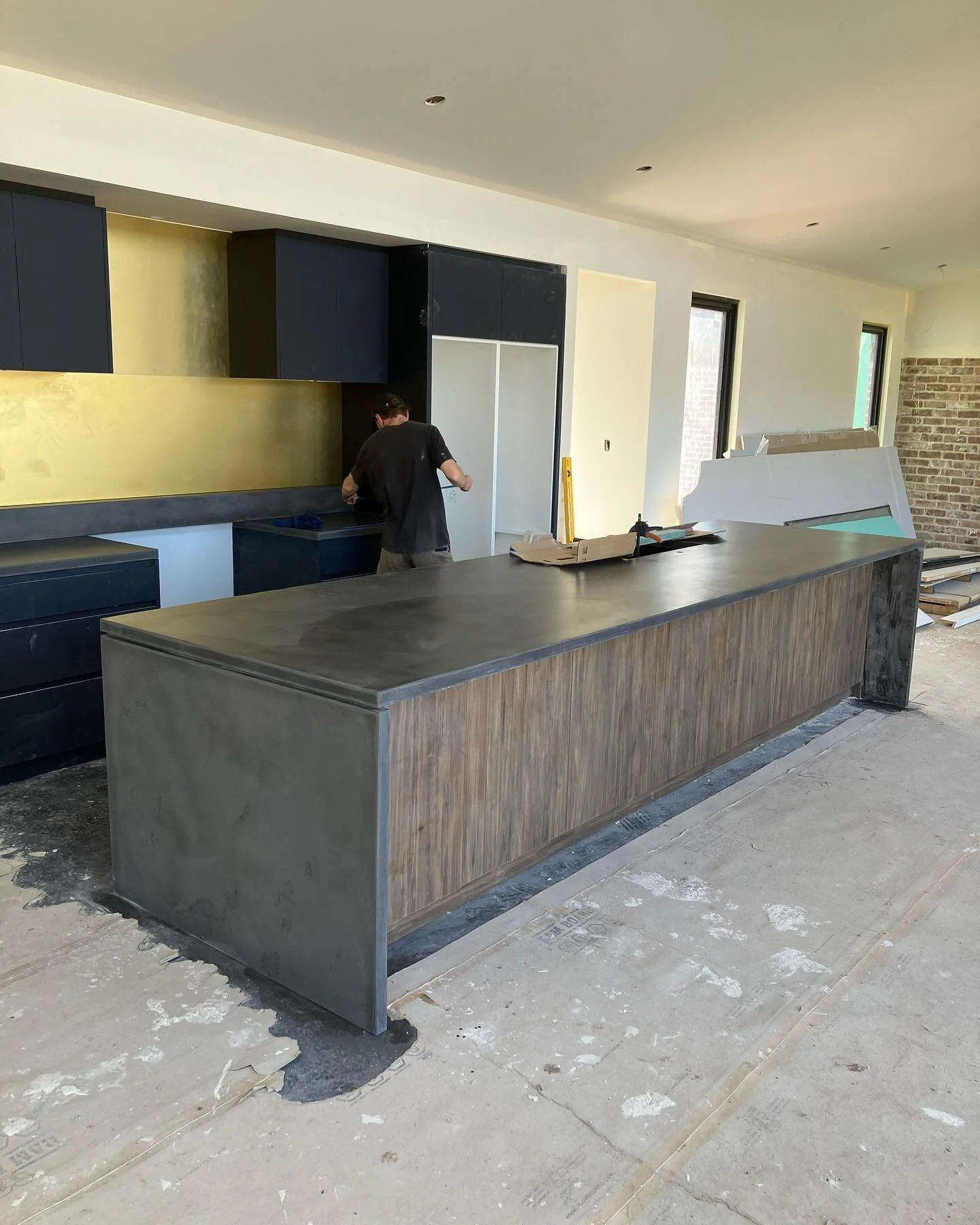 Concrete Island Benchtop Canberra — Concrete Benchtops Canberra