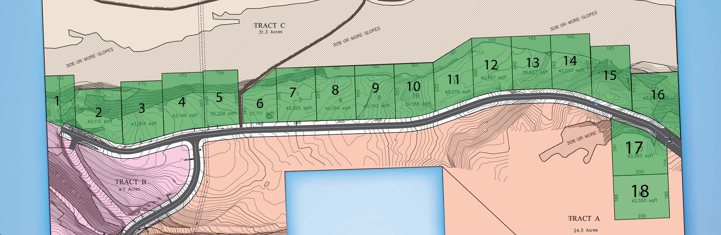 LOT 2 — BLUE HERON ESTATES
