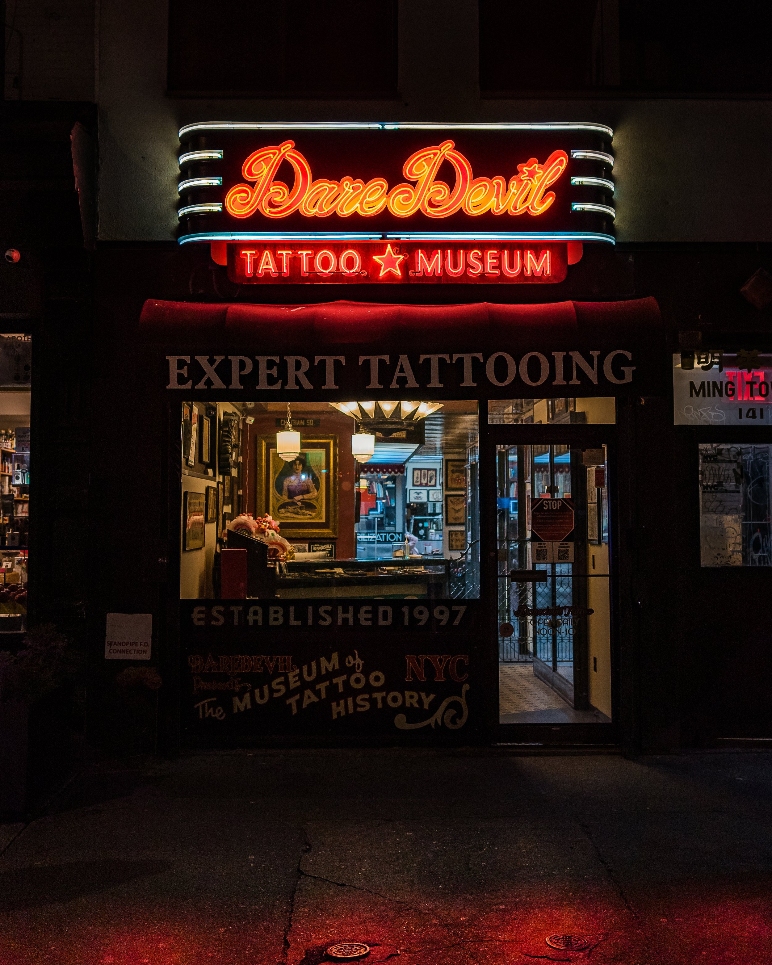 Daredevil Tattoo NYC Tattoo Shop and Museum